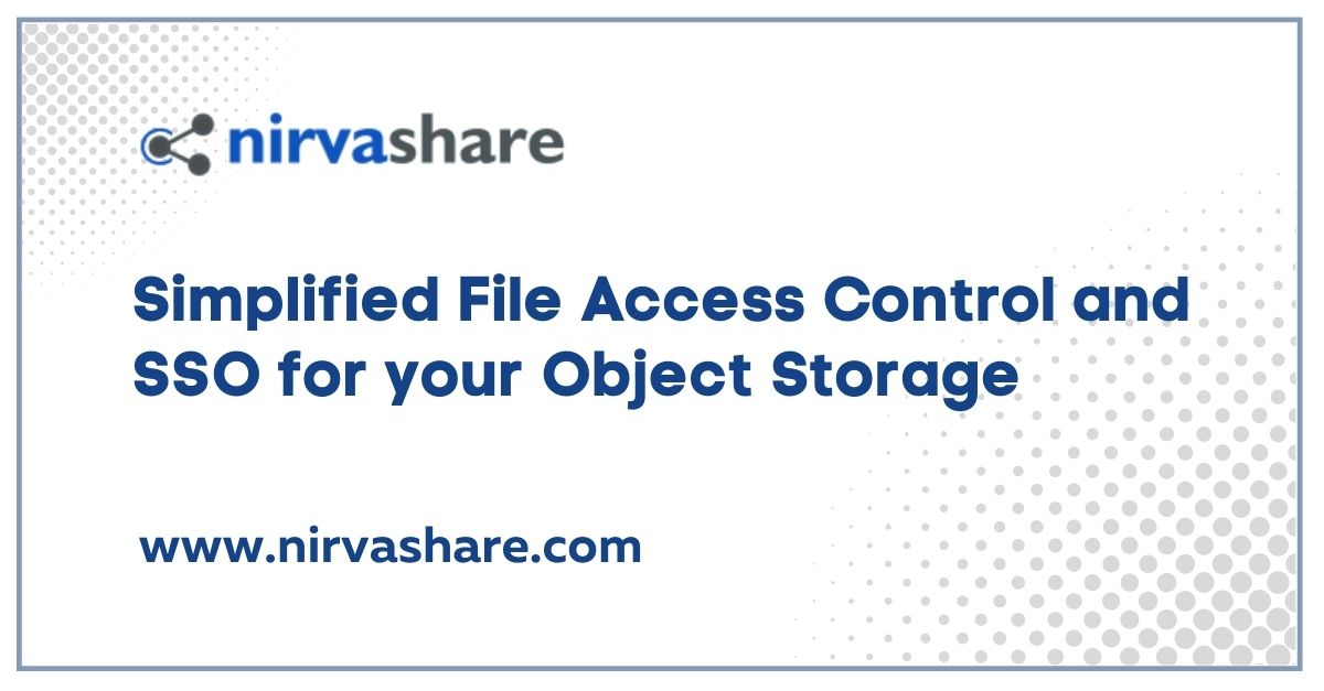 Secure File Sharing in Cloud Object Storage