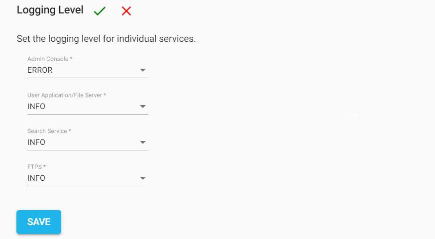 Logging for NirvaShare Services | NirvaShare